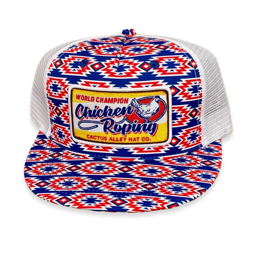 Cactus Alley Chicken Roping Trucker Cap